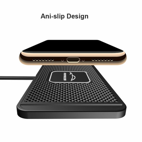 Wireless Car Phone Charger Fast Charging Pad Mat For iPhone Samsung ...