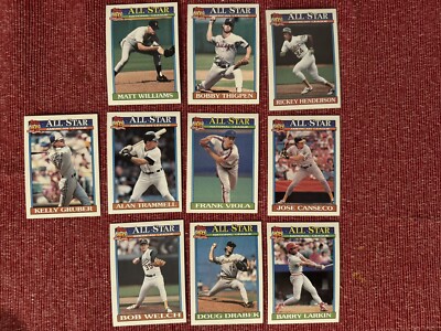 1991 Topps Baseball All Star - You Pick Card - Complete Your Set | eBay