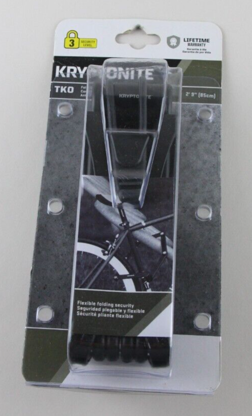Kryptonite TKO Folding Lock 2' 9" Bike Lock with Level 3 Security | eBay