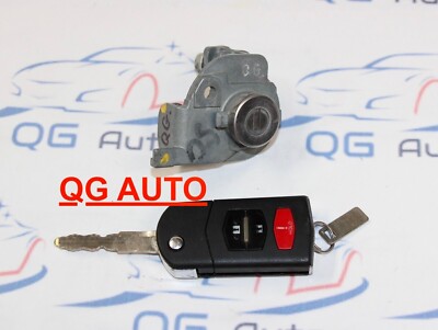 12 13 14 15 Mazda 5 Front Left Driver door Lock Cylinder w/ remote key ...