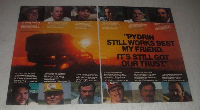 1985 Shell Pydrin Ad -Still works best my friend. It's still got our ...