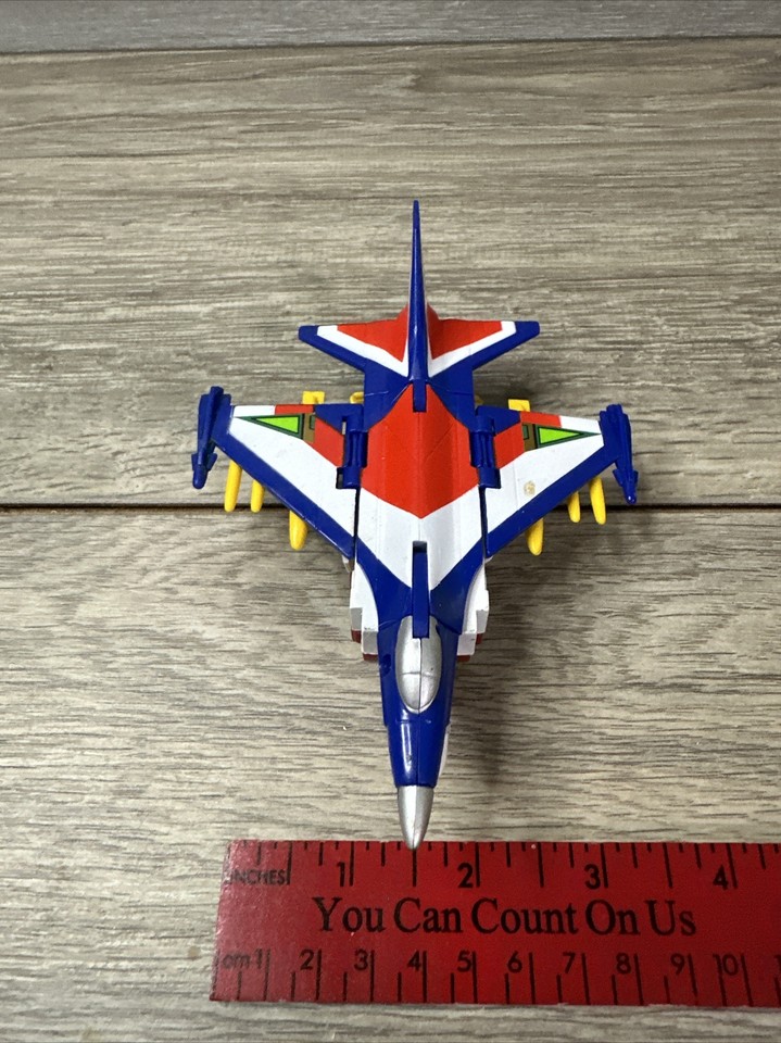 Transforming Robot Air Fighter Airplane Toy 6” Jet Sky Battle Quick ...