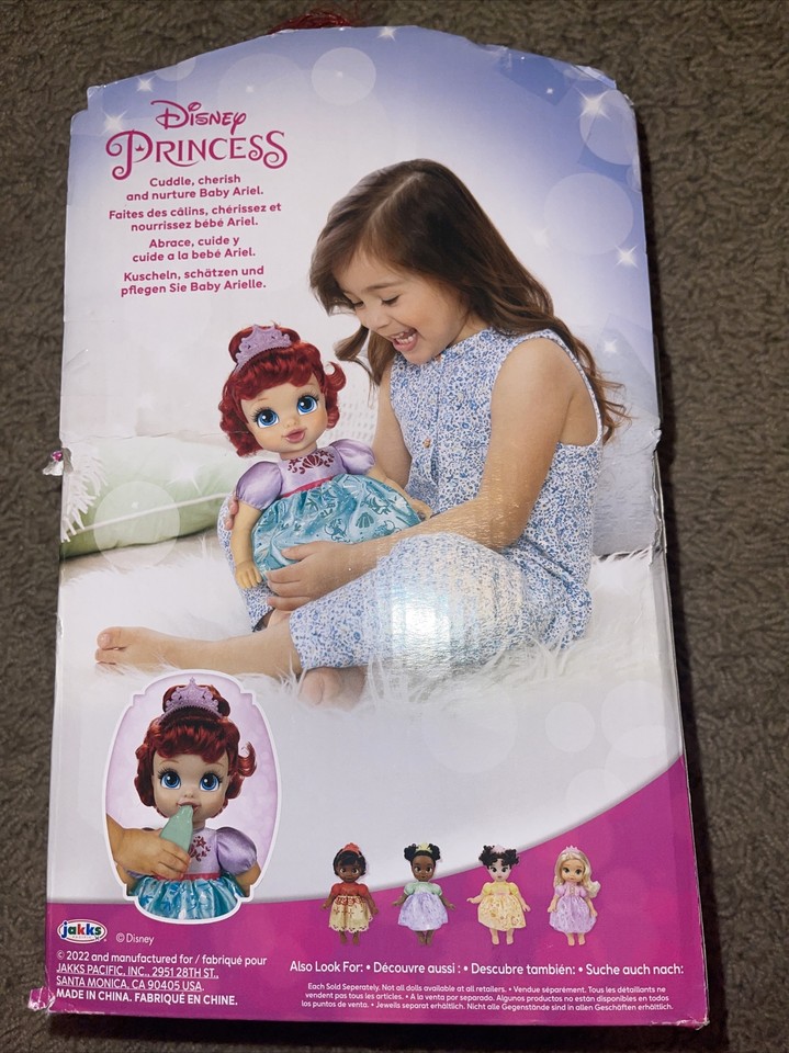 Disney Princess Baby Ariel 11 Inch Doll The Little Mermaid Jakks Ages 2 ...