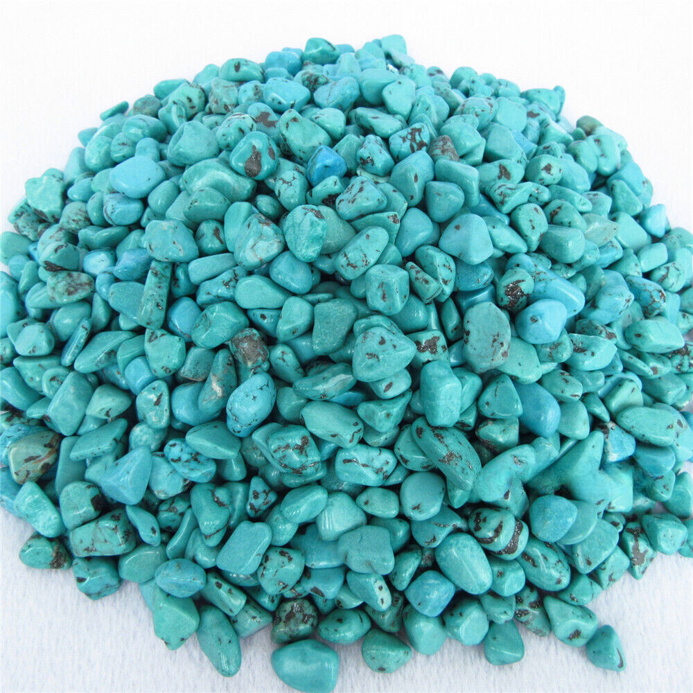 1/2lb Beautiful Tumbled Blue Turquoise Crystal Bulk Polished Stone ...