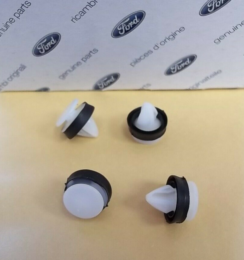 FORD TRANSIT CUSTOM + MK8 MOULDING TRIM UNDER FUEL FLAP - CLIP PACK x 4 ...