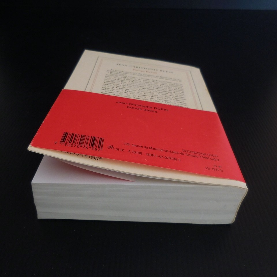 Red Brazil Jean-Christophe Ruffin Prix Goncourt 2001 Novel Gallimard ...