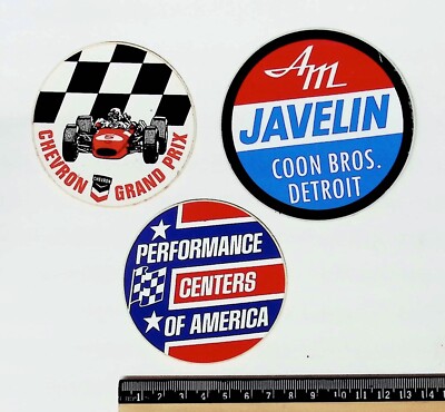 1970's Racing Decals Sticker Lot Racing Hot Rods Drag Racing Javelin ...
