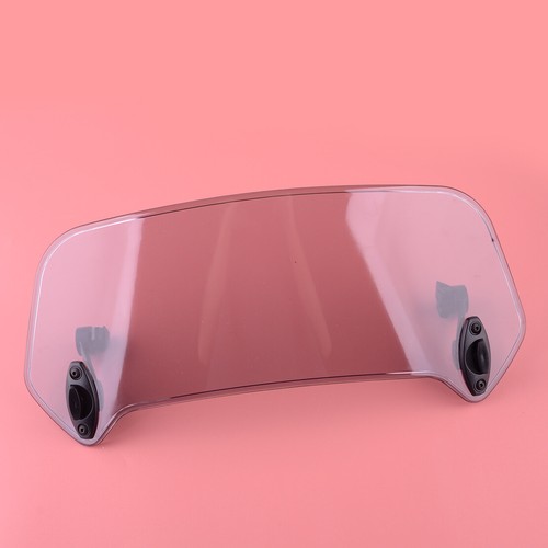 Clip On Motorcycle Windshield Extension Spoiler Wind Screen Deflector ...