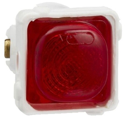 Clipsal 30-SERIES INDICATOR MECHANISM 10A Neon 1-Pole RED- 12V, 24V Or ...