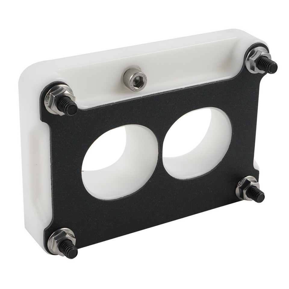 TBI Adapter For 2 barrel 350 500 CFM to TBI Intake 1.75 TBI For Chevy ...