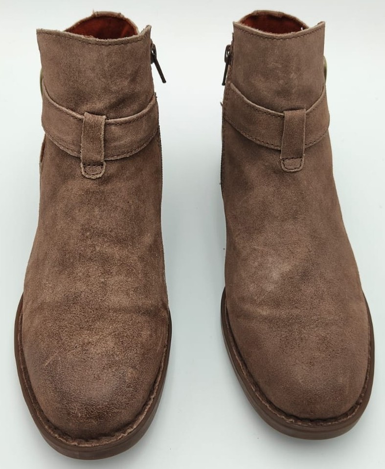 Born Jorgette Casual Ankle Booties Womens Size 11M Tan Brown Leather ...