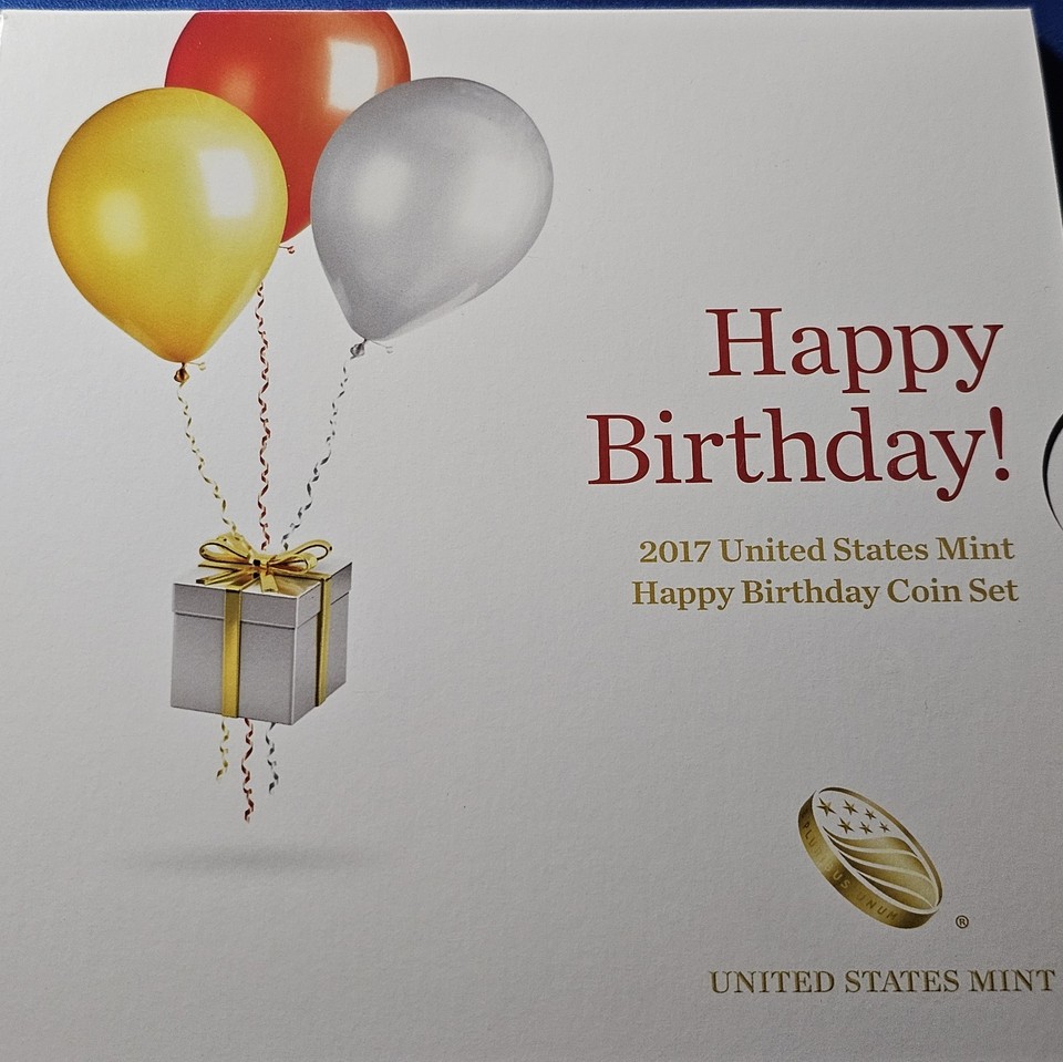 2017 U.S. Mint Happy Birthday Coin Set Uncirculated Proof OGP COA | eBay