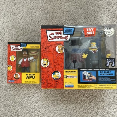 Simpsons World Of Springfield Be Sharp Playset And Apu | eBay