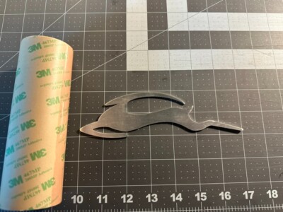 7 inch aluminum Impala leaping deer emblems 94 95 96 SS grille caprice ...