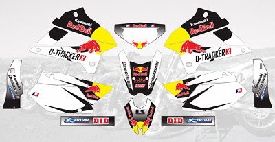 5382 MX DIRT BIKE ENDURO GRAPHICS DECALS STICKERS FOR KAWASAKI KLX 250 ...