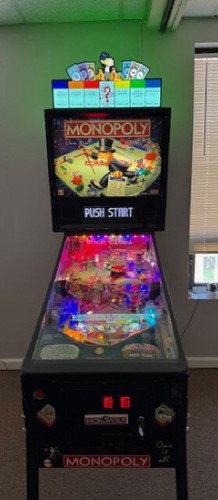 Monopoly Pinball Machine Topper or Stand Alone LED Sign | eBay