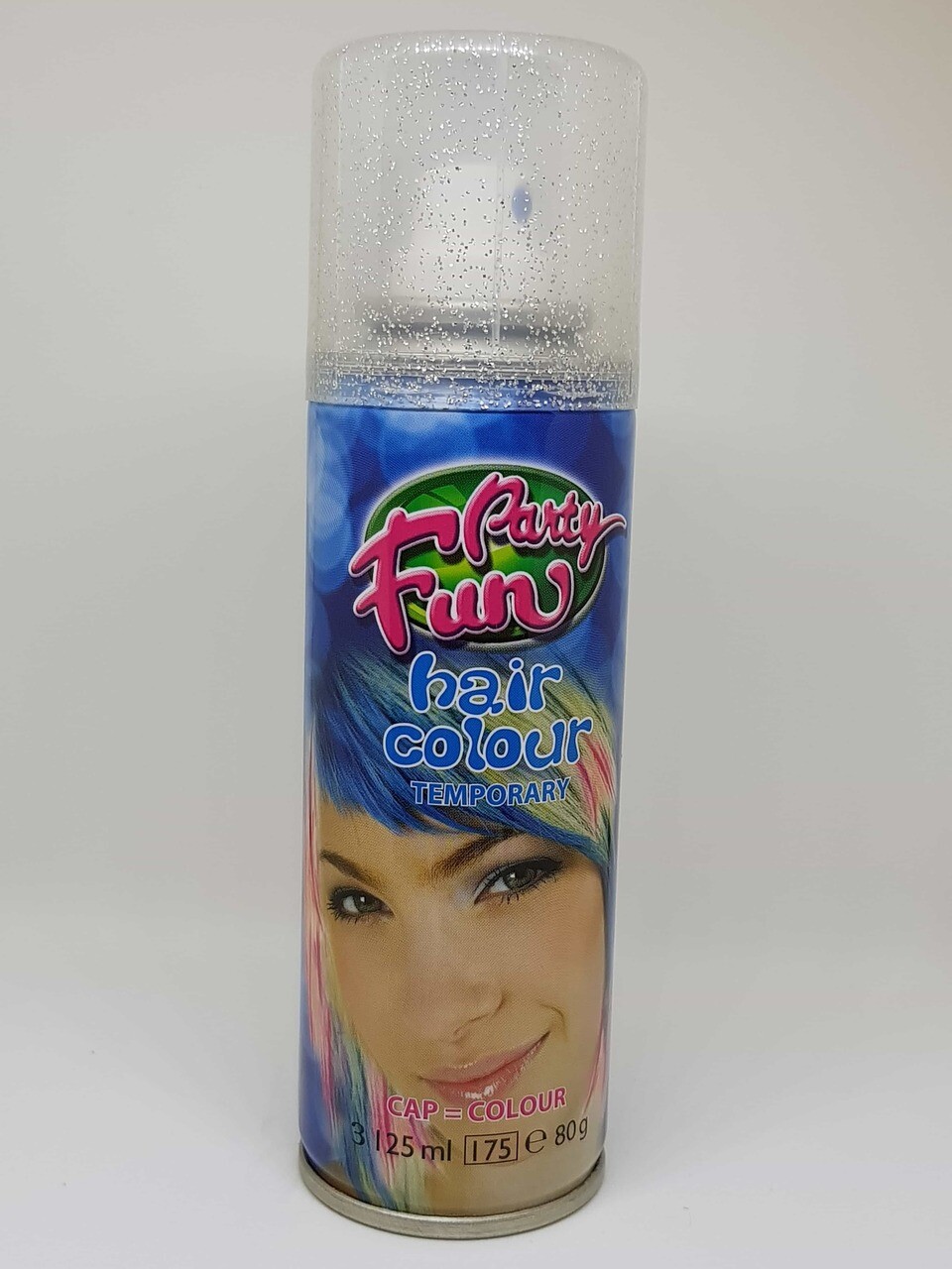 Mysalon Party Fun Temporary Color Hair Spray Silver Glitter - 125ml | eBay
