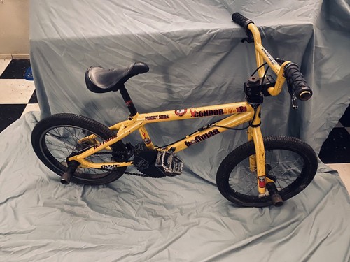 Vtg Hoffman Condor Bmx 2003 prodigy series Bike Yellow 18’Skidmarks ...