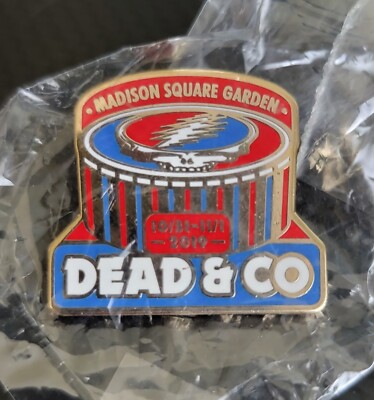 Dead And Company Pin Madison 2019 New York MSG Official Brand New | eBay