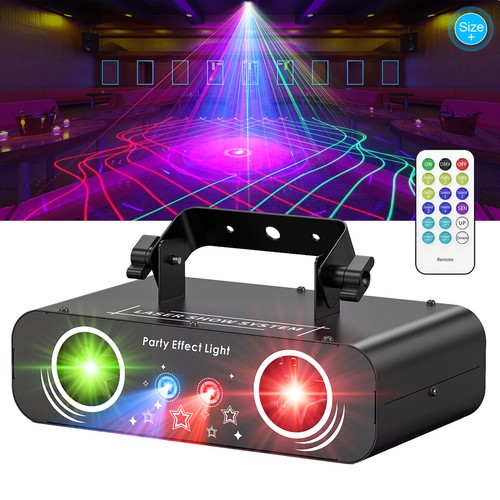 Laser Scanner Projector DMX RGB LED Beam DJ Party Strobe Stage Laser ...