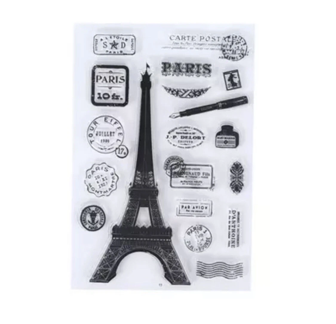 Paris Postcard Stamp