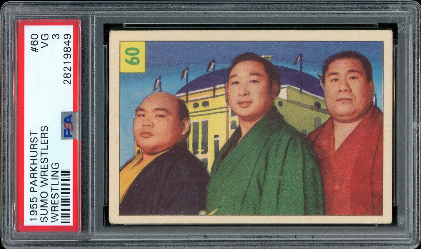 1955 Parkhurst Wrestling #60 Sumo Wrestlers PSA 3 | eBay
