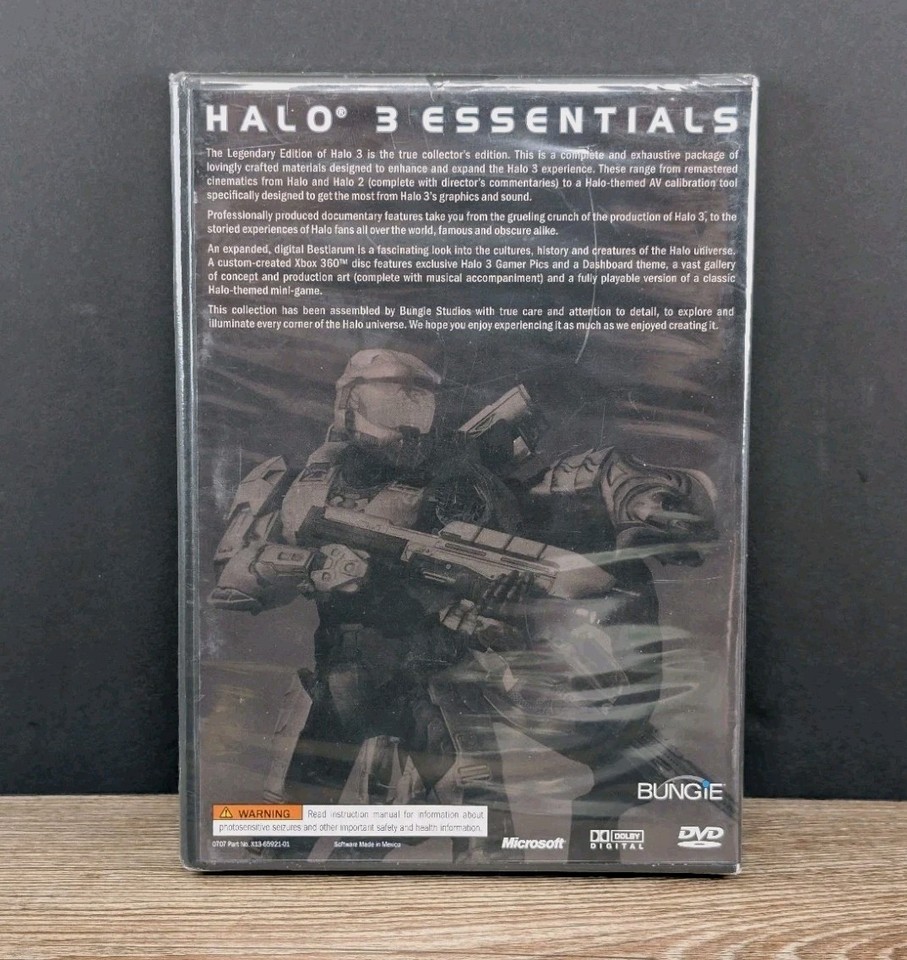 Halo 3 Essentials (Microsoft Xbox 360, 2007) Bungie - New Factory ...