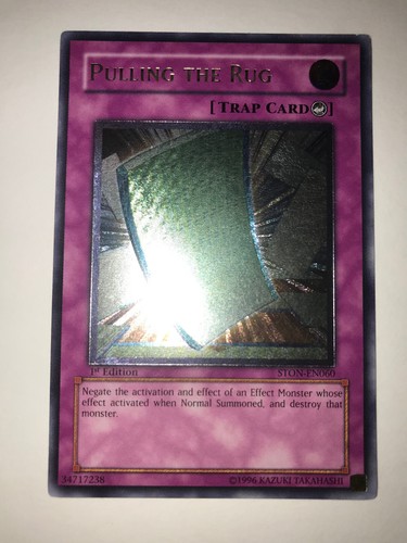 Yu-Gi-Oh! Pulling The Rug 1st Ed - Ultimate STON-EN060 LP/NM | eBay