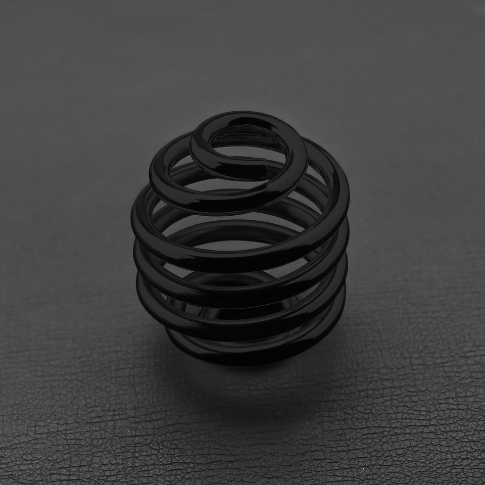 2x Black Solo Seat Barrel Springs Fit for Motorcycle Bobber Chopper ...