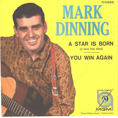 MARK DINNING--PICTURE SLEEVE + 45--(A STAR IS BORN)--PS--PIC--SLV | eBay