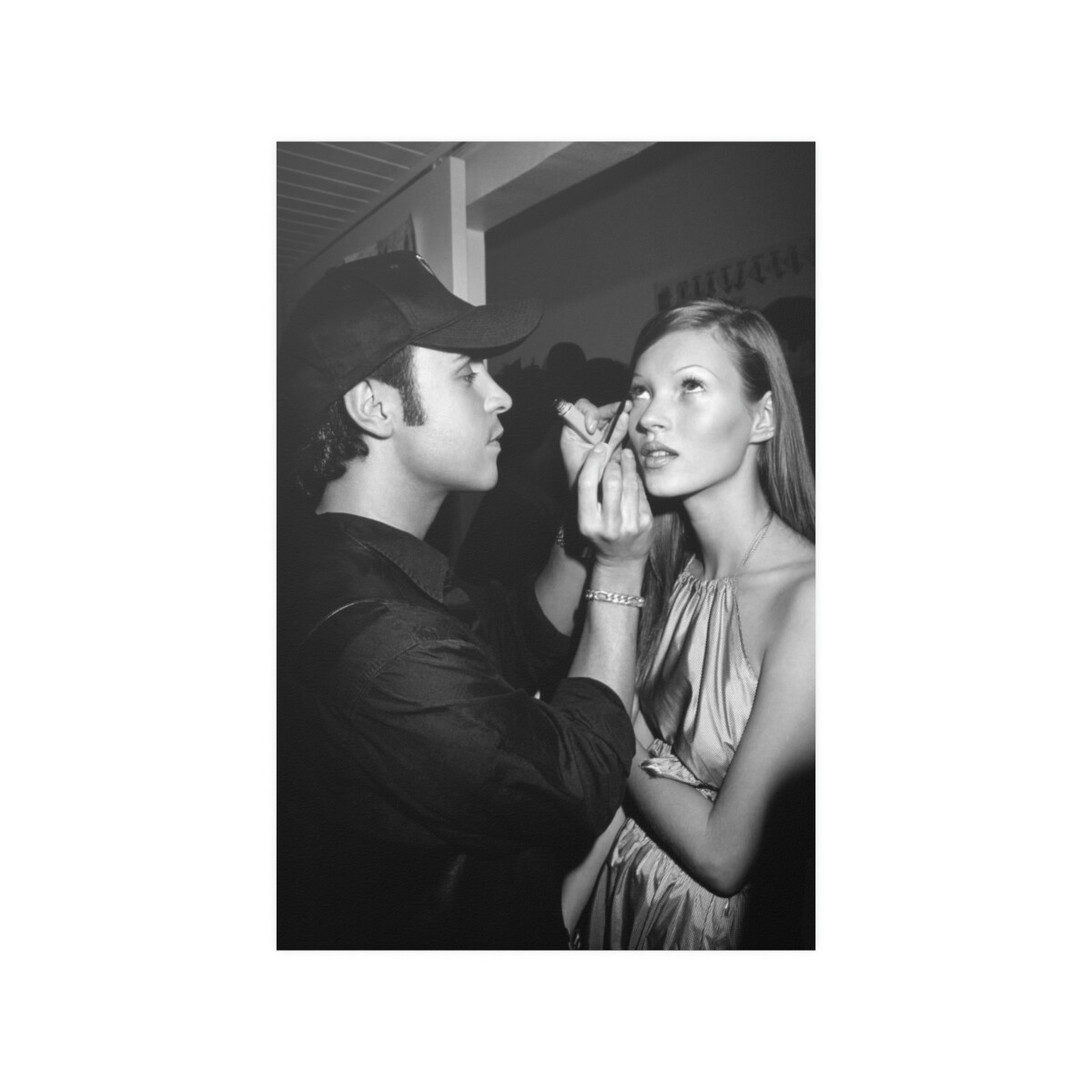 Kate Moss Print Satin Poster, 90s Kate Moss Poster Fashionshow ...