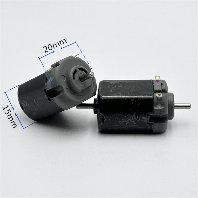 5-Pole Rotor Dual Shaft Mini 130 Motor DC 12V-24V High Speed DIY RC ...