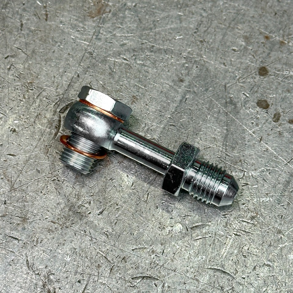 1 Steel Banjo Extension Fitting M10 x 1.0 (Metric 10mm) to 4AN -4 AN4 ...
