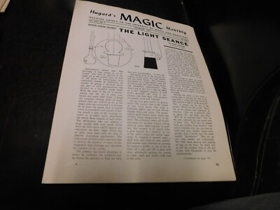 Hugard's Magic Monthly Magazine For Magicians 1959 December | eBay