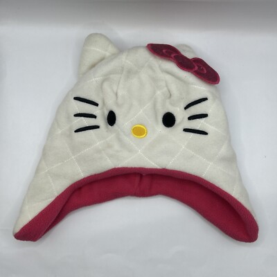 Hello Kitty Toddler Trapper Hat Ages 2T-5T-Fleece | eBay