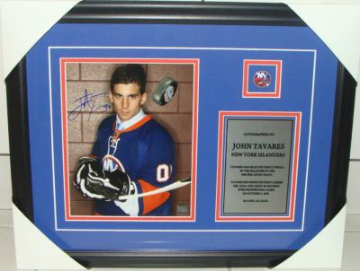 John Tavares 8x10 Autograph Framed New York Islanders NHL Draft Day ...