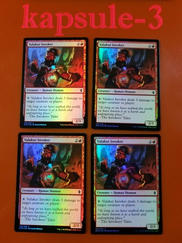 4x Valakut Invoker | FOIL | Battle for Zendikar | MTG Magic Cards | eBay