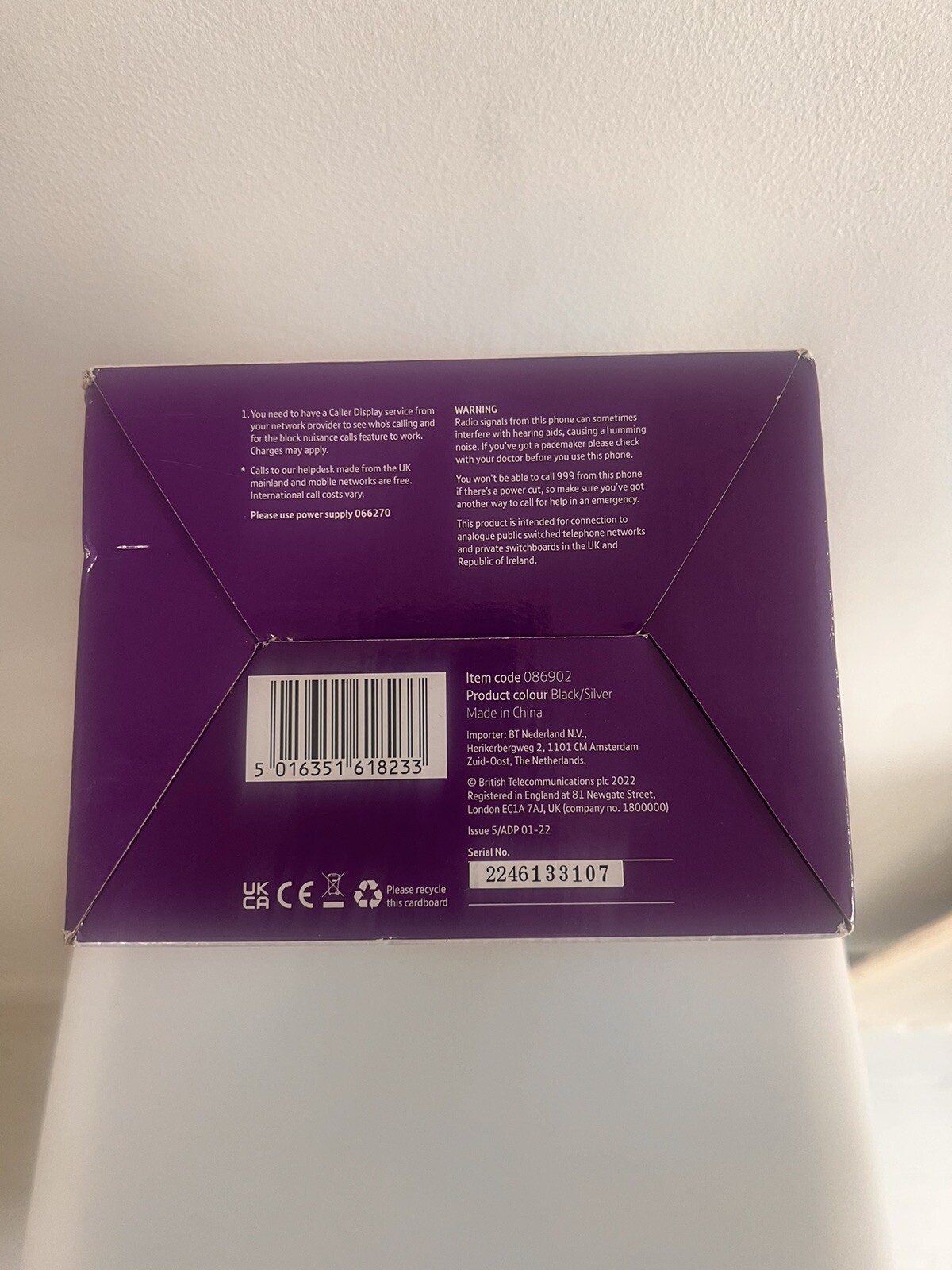 BT 086902 2200 Nuisance Call Blocker Cordless Phone & Twin Handset ...