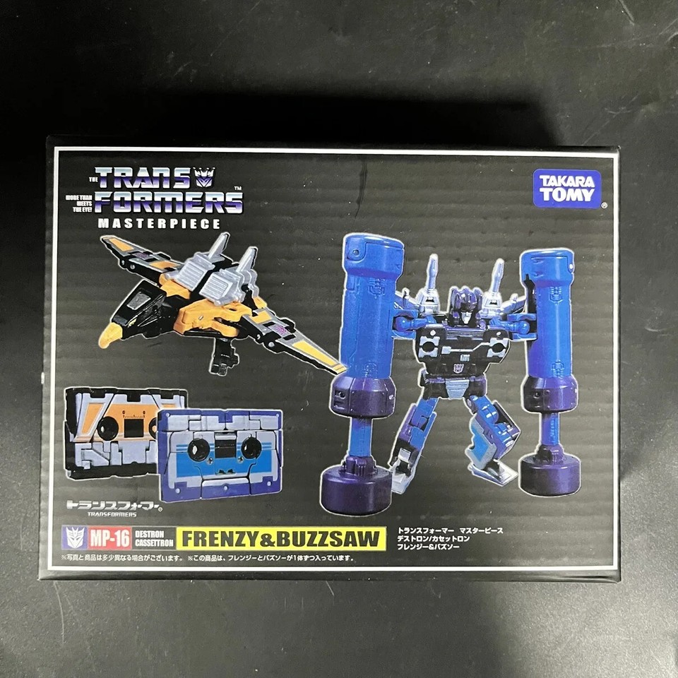Transformers Masterpiece MP -15 MP16 Frenzy Buzzsaw Rumble Jaguar ...
