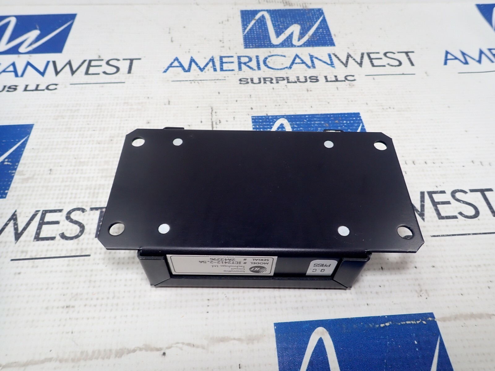 ICT ICT2412-2.5A INDUSTRIAL POWER SERIES 2.5 24VDC INPUT 12VDC OUTPUT ...