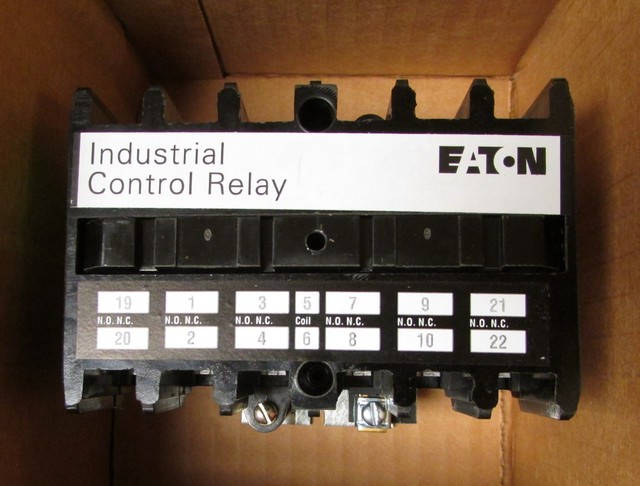 Eaton AR6A 6-pole Relay Without Cartridges 110/120v Coil for sale ...
