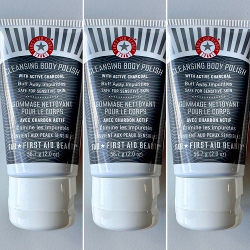 First Aid Beauty FAB Cleansing Body Polish Active Charcoal 56.7 g / 2 ...