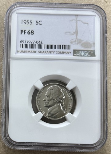 1955 Jefferson Proof Nickel 5C NGC PF68 | eBay