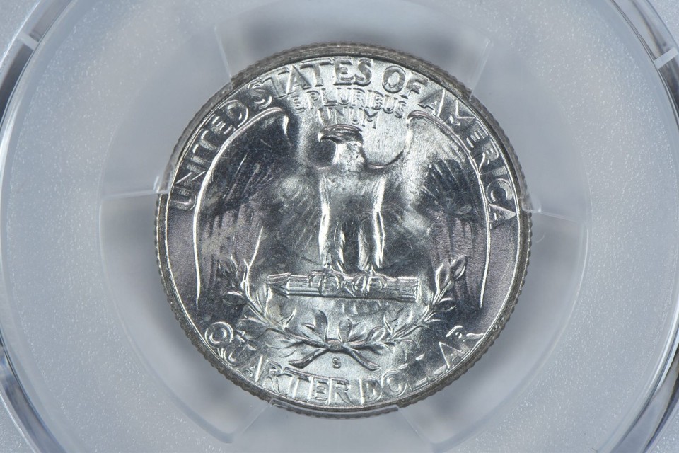 1948-S Washington Quarter Boston Collection MS65 PCGS Blue Label | eBay