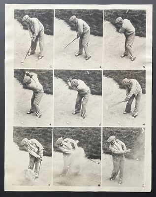 1935 British Open Champion Alfred Perry Vintage Photo Ridgewood Country ...