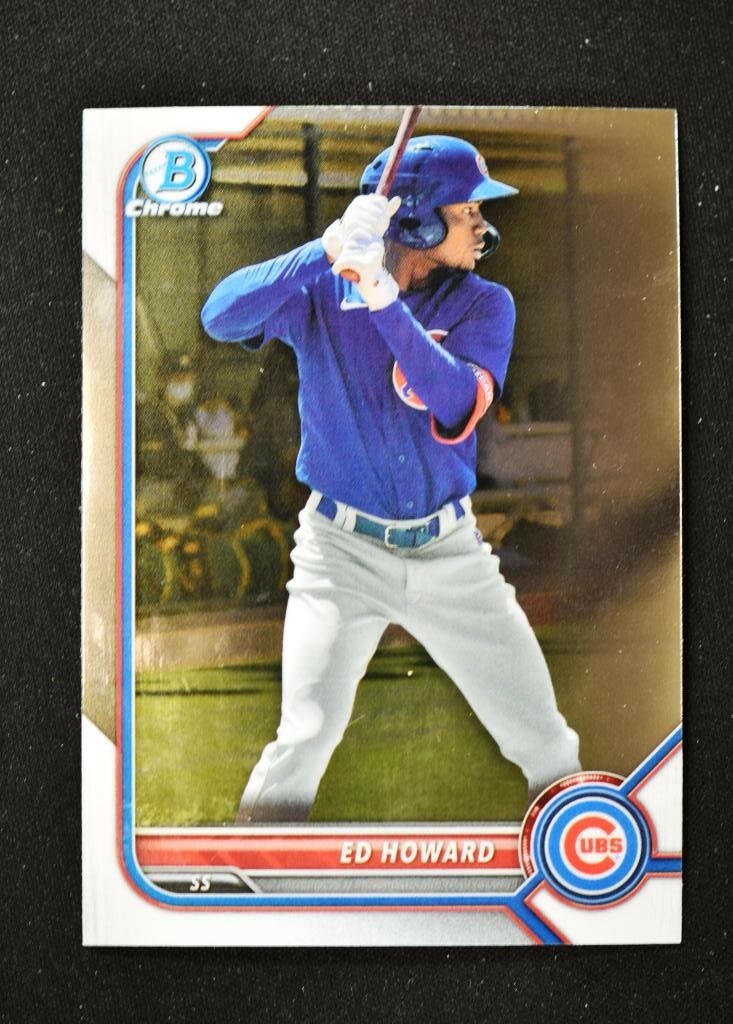 2022 Bowman Chrome Prospect #BCP-64 Ed Howard - Chicago Cubs | eBay