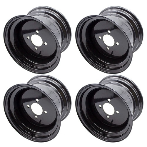 12x7 UTV ATV Rims Wheels 12 x7 4/110 Front 5+2 Rear 2+5 offset for ...
