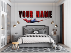 Spider-man Personalised Custom Name Decal Wall Sticker Superhero Decor ...