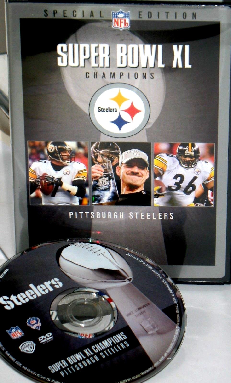 NFL Super Bowl XL Champions - Pittsburgh Steelers DVD,NEW! GAME,Rolling ...