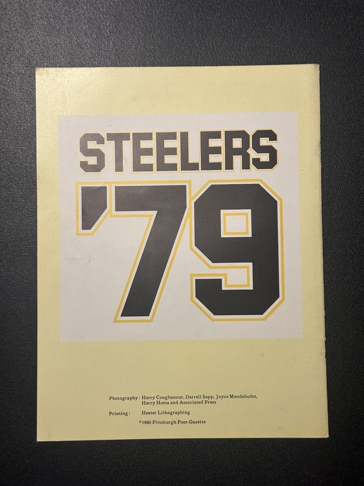 1979 Pittsburgh Steelers Media Guide | eBay